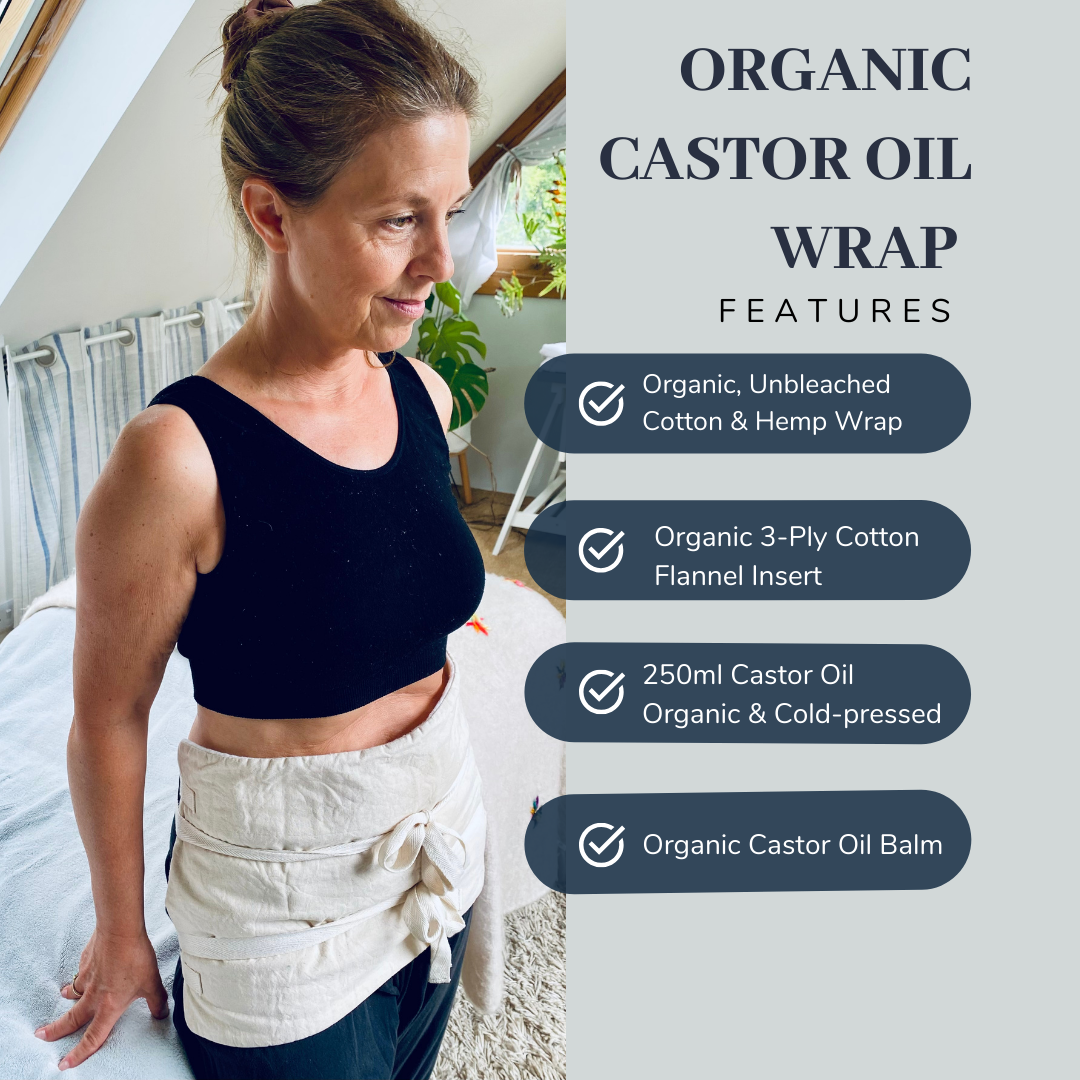Organic Castor Oil Wrap & Pack - Cathryn Franks - Arvigo® & Fertility ...